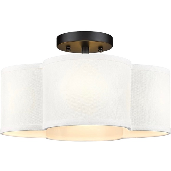 Amazon | Other | Clover Shaped Semi Flushmount Ceiling Light Farmhouse ...